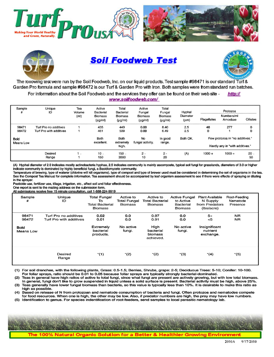 Nature's Pro® Bio-Soil Science Products - Compost Tea